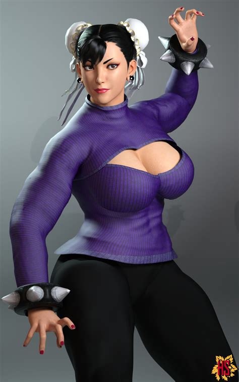 Rule 34 1girls 3d Big Breasts Boob Window Capcom Chun Li Cleavage Cutout Female Female Only