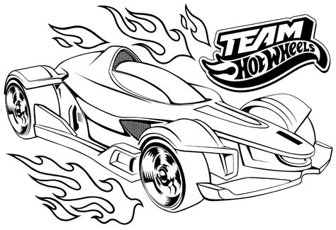 Desenhos Hot Wheels Para Imprimir E Colorir Como Fazer Em Casa