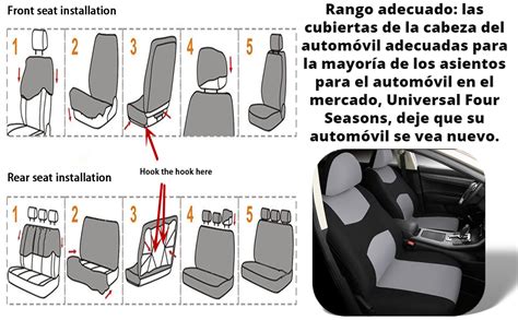 Juego Completo De Fundas Universales Para Asientos De Coche