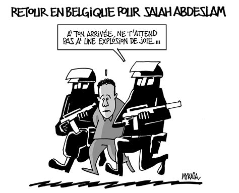 Bruxelles le procès de Salah Abdeslam Cartooning for Peace