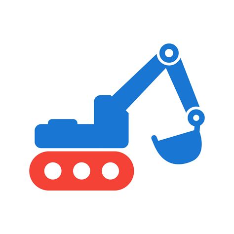 Excavator Icon Design 504775 Vector Art At Vecteezy