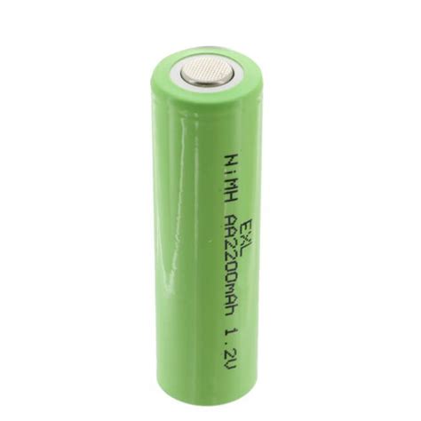 EJH AA2200 1 2V AA 2200mAh Rechargeable NIMH Flat Top Battery EXL Battery