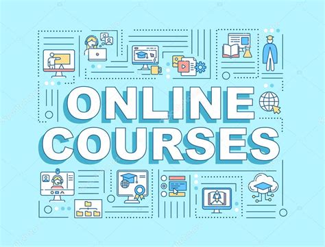 Cursos En L Nea Conceptos De Palabras Banner Ense Anza A Distancia