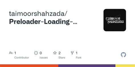GitHub Taimoorshahzada Preloader Loading Animation Using HTML CSS And