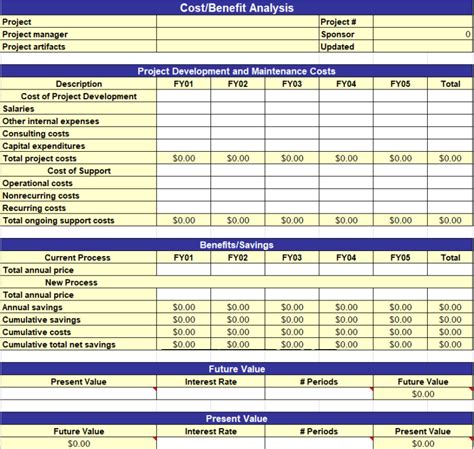 27 Editable Cost Benefit Analysis Templates In Excel Day To Day Email