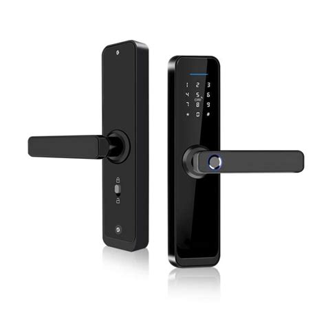 Serrure Wifi intelligente à empreintes digitales biométrique luxueuse Tuya
