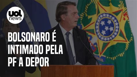 Bolsonaro é intimado pela PF a depor em caso de vazamento de inquérito