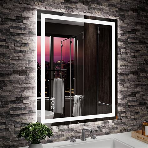 Amazon Amorho LED Mirror For Bathroom 24 X 30 With Front Light