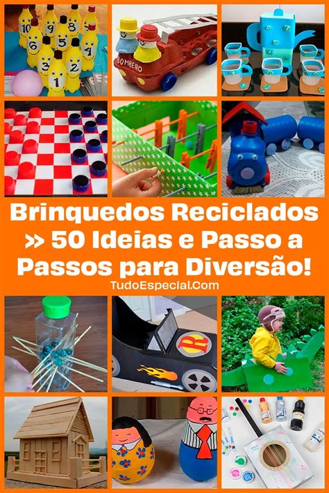 Brinquedos Reciclados 50 Ideias e Passo a Passos Fáceis