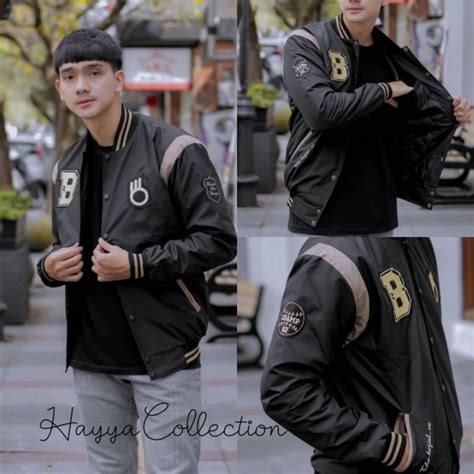 Jual COD Bisa Bayar Di Tempat Jaket BaseBall Pria Jaket Sport Varcity