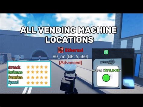 Bladers Rebirth All Vending Machines Location Roblox Youtube