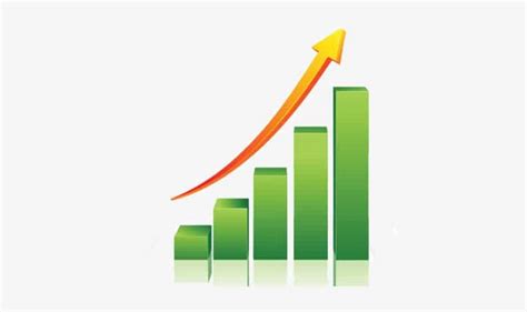 358 3583383 Growth Arrow Bar Graph Icon Sales Increase Png Png Savvy