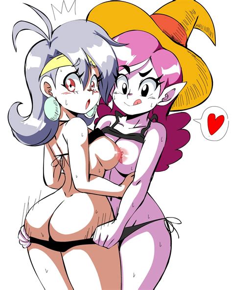 Rule 34 2girls Ass Blush Breasts Cartoon Network Commission Earrings Female Female Only Hat