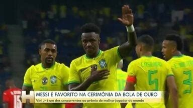Jornal Hoje Vini Jr disputa Prêmio Sócrates na cerimônia da Bola de