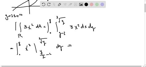 solved evaluating integrals evaluate the following integrals a sketch is helpful ∬r 3 x 2 d a
