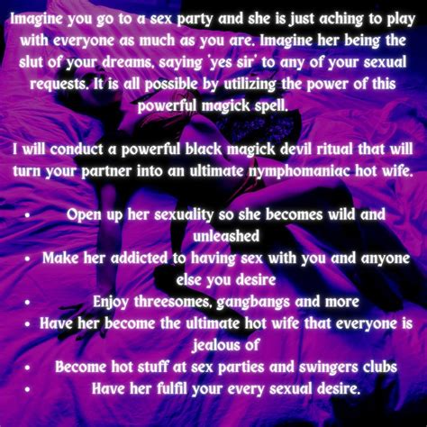 Ultimate Nymphomaniac Hot Wife Sex Party Edition Turn Her Etsy