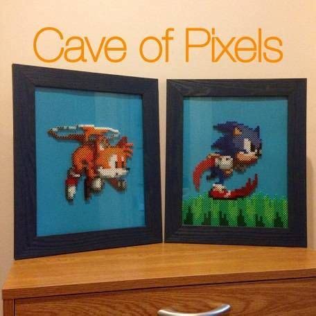 Bead Sprites By Cave Of Pixels Bead Sprite Pixel Beads Bead Art