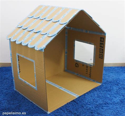 Ideias incríveis para fazer casinha infantil de papelão