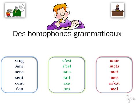 Homophones Grammaticaux Pontt