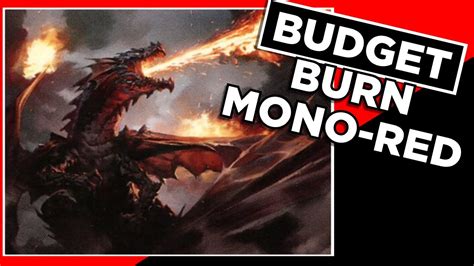 Budget Mono Red BURN Deck Commander EDH YouTube