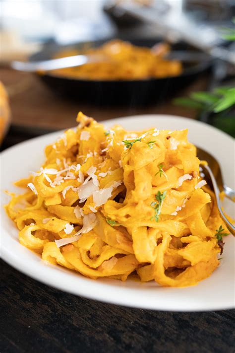 One Pot Kürbis Pasta Genial einfach Zimtliebe Schnelle Rezepte