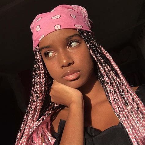 Pin By Promotion Layout On Promotion Travel Pink Box Braids Braided Hairstyles Box Braids