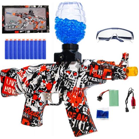 KARABIN AK 47 PISTOLET NA KULKI ŻELOWE AUTOMATYCZNY CSGO KULKI GRATIS