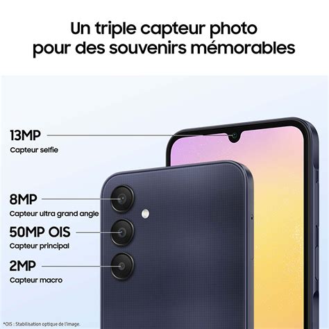 Samsung Galaxy A25 5G Azul medianoche 6GB 128GB Móvil y