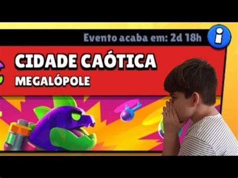 Joguei o novo modo CIDADE CAÓTICA no brawl stars YouTube