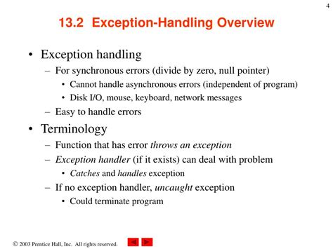 ppt chapter 13 exception handling powerpoint presentation free download id 6602221