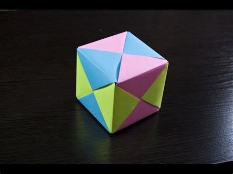 Como Hacer Un Cubo Modular De Papel Origami Youtube Como Hacer Un