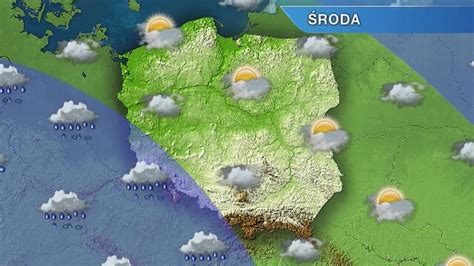 Prognoza pogody na dziś zrobi się ciut cieplej Miejscami padać będzie