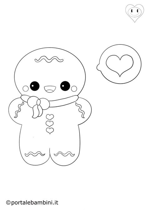 Omino Di Pan Di Zenzero Da Colorare Stampa Gratis Portalebambini It