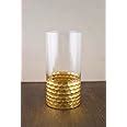 Amazon Richland Gold Honeycomb Cylinder Vase 8 X 4 Home Kitchen
