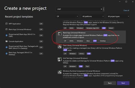 Winui Templates In Visual Studio Windows Apps Microsoft Off