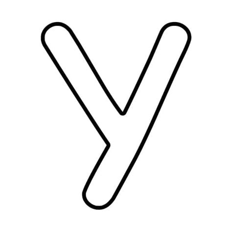 Coloriage Lettre Y Imprimer Sur Coloriageenfant