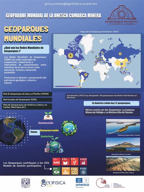 Infografías del Geoparque mundial UNESCO Comarca Minera Hidalgo