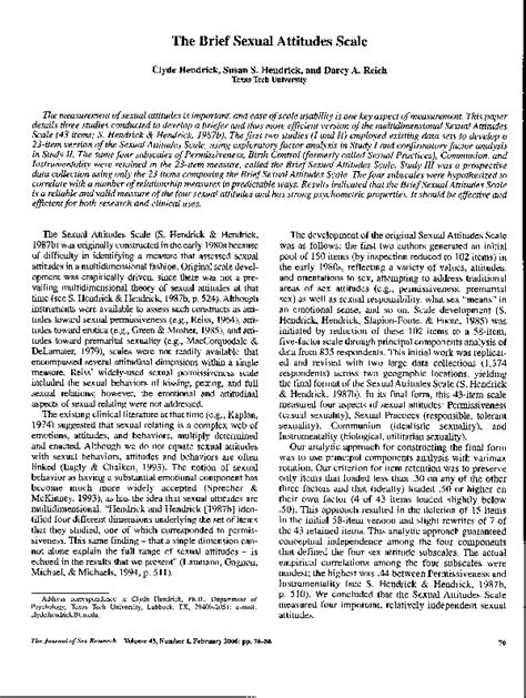 pdf the brief sexual attitudes scale 琼儿 刘