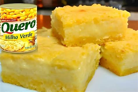 Bolo de milho cremoso de liquidificador muito simples e fácil é só