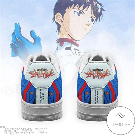 Evangelion Shinji Ikari Neon Genesis Evangelion Air Force Shoes Tagotee