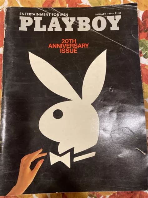 VINTAGE PLAYBOY MAGAZINE January 1974 20th Anniversary Issue