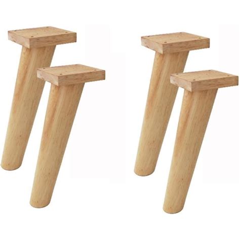 4 Pieds de Meubles Bois Massif canapé Pied Table Support Pied Pied