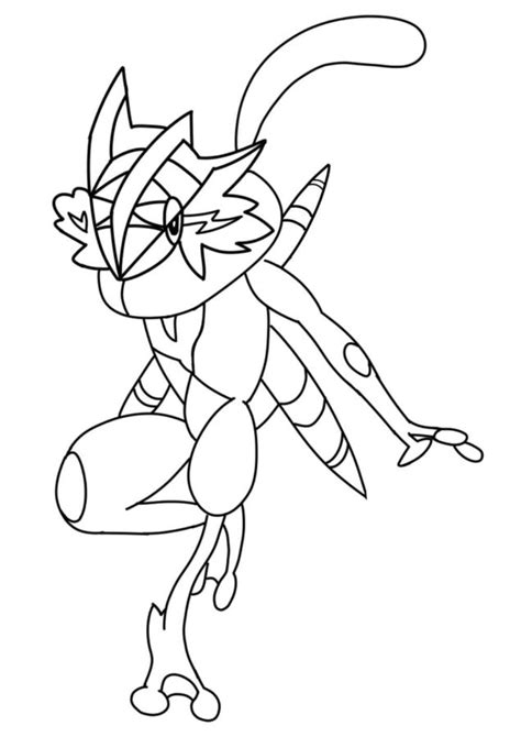 Desenhos De Greninja Para Colorir