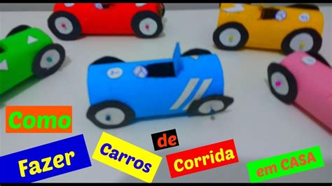 Como Fazer Carrinhos De Corrida Rolo De Papel Higienico Racing