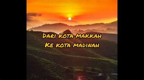 Awal Muharram Maal Hijrah Lagu Lirik YouTube
