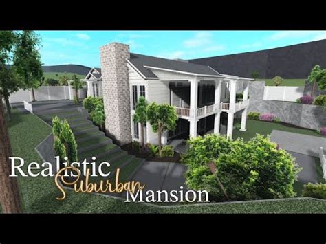 Realistic Suburban Mansion BLOXBURG YouTube