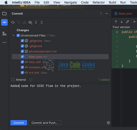 Getting Started With Git In IntelliJ IDEA Java Code Geeks