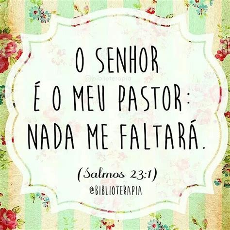 O Senhor O Meu Pastor Nada Me Faltar Salmos Mensagens