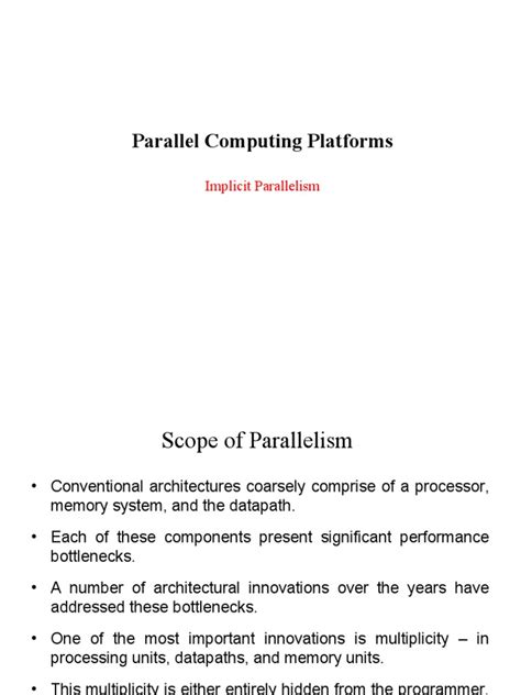 lecture 2 pdf parallel computing central processing unit