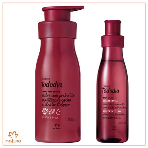 Kit Natura Tododia Cereja E Avel Hidratante Col Nia Conjunto